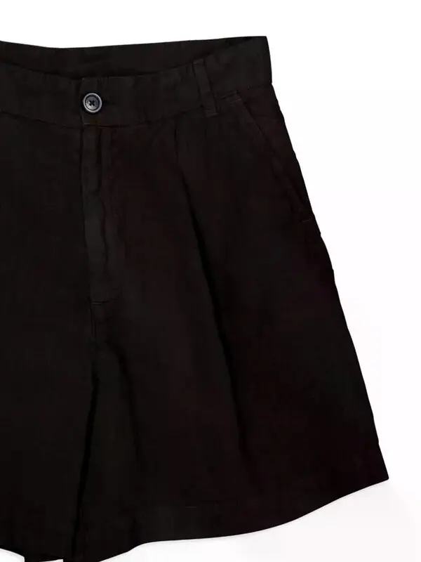 120% Lino Pleated Pocket Shorts