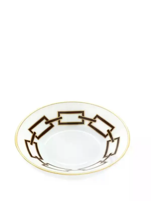 GINORI 1735 Chain-link Print Saucer