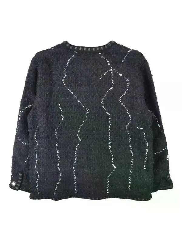 Readymade Button-embellished Tweed Jacket
