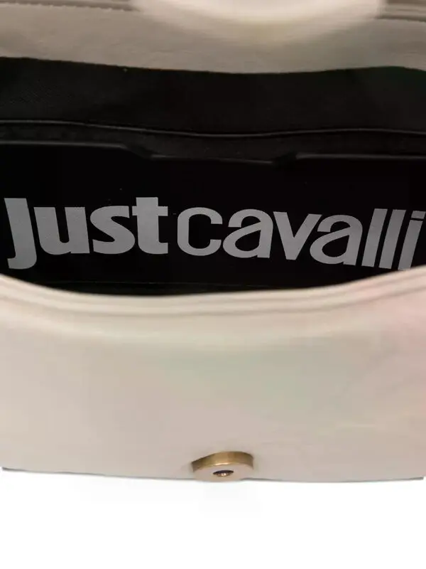 Just Cavalli Snake-buckle Shoulder Bag