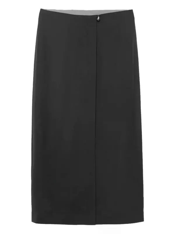 Carven Centre-front Button Midi Skirt
