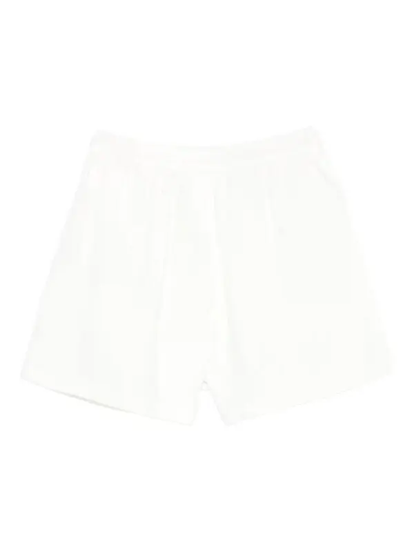 SAMSOE SAMSOE Linen Drawstring Shorts - White