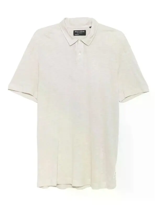 Marc O'polo Linen Polo Shirt - Neutrals