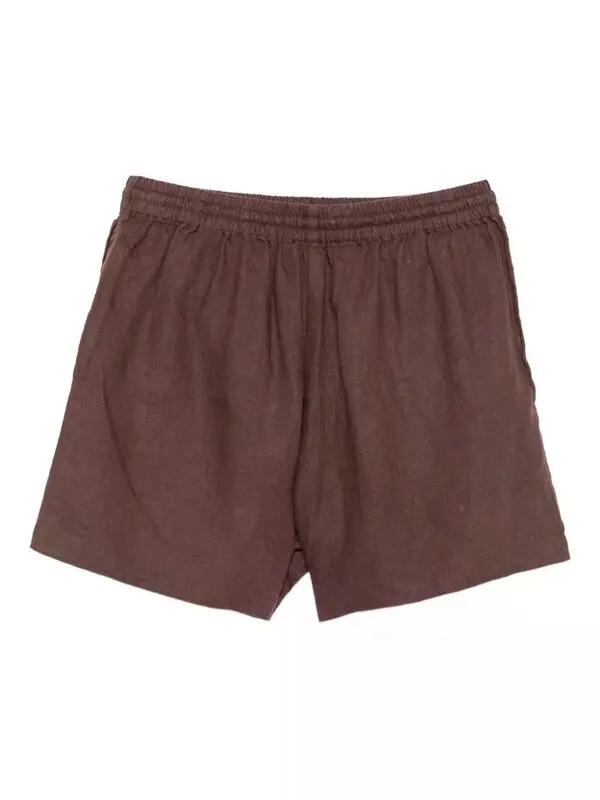 SAMSOE SAMSOE Maren Drawstring Linen Shorts - Brown