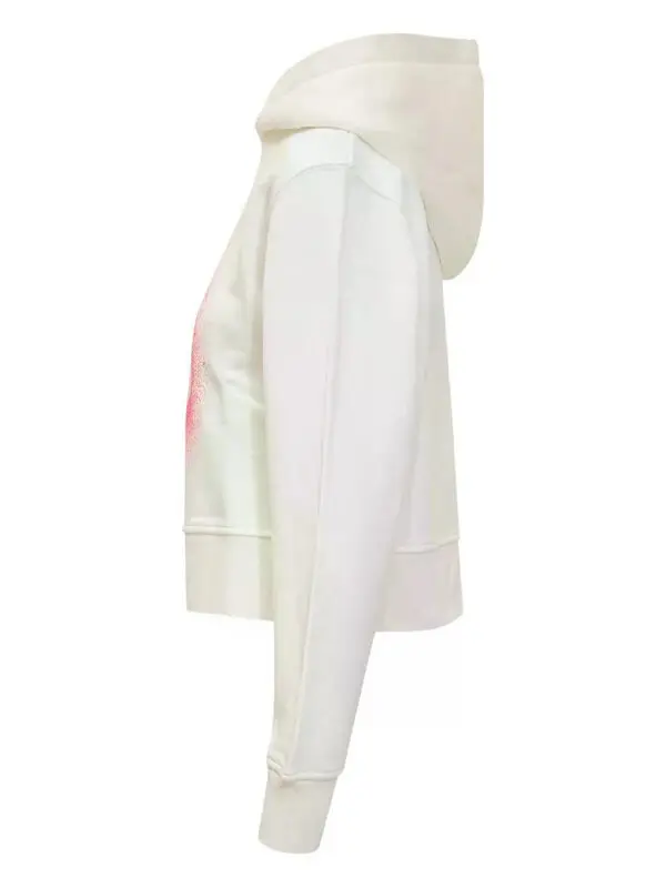 Palm Angels Spray Bear Hoody - White