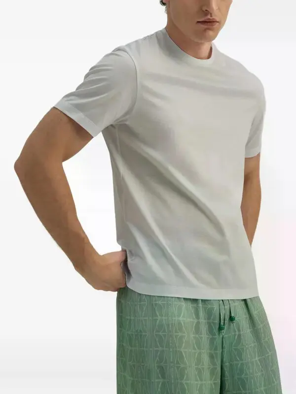 DOMAINE DES ARTISTES Short-sleeve Crew-neck T-shirt - White