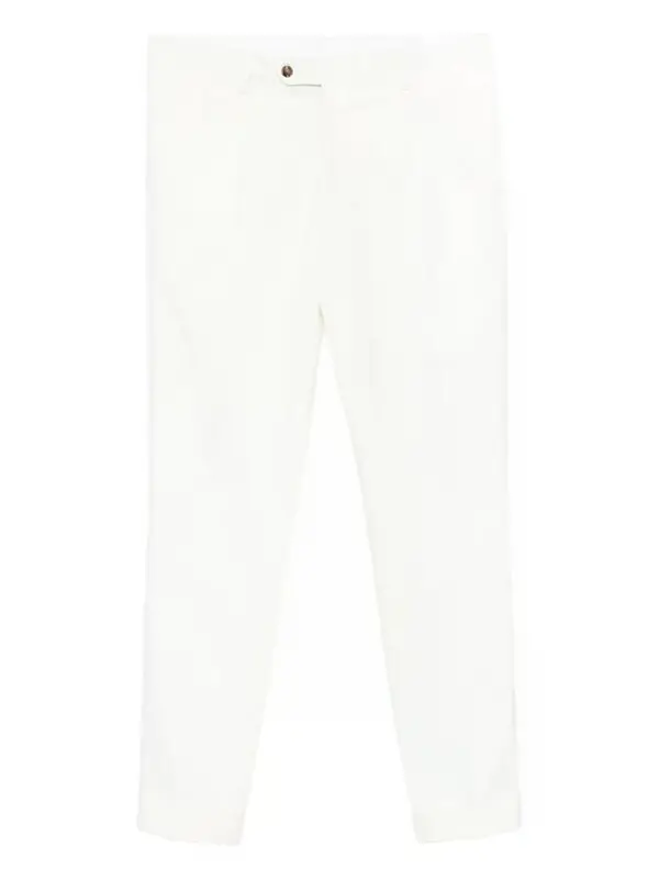 BARBA NAPOLI Napoli Cotton Trousers - White