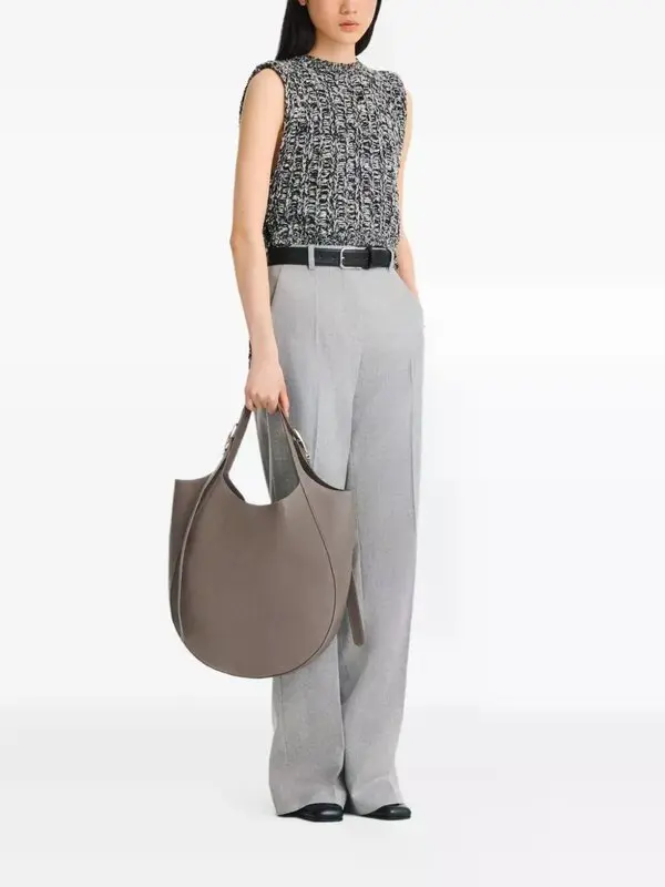Longchamp Le Foulonné Xl Leather Tote Bag - Brown
