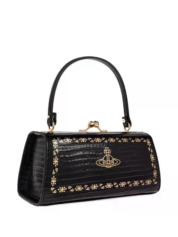 Vivienne Westwood Doll Xl Clasp-Frame Bag In Black - 10% Off