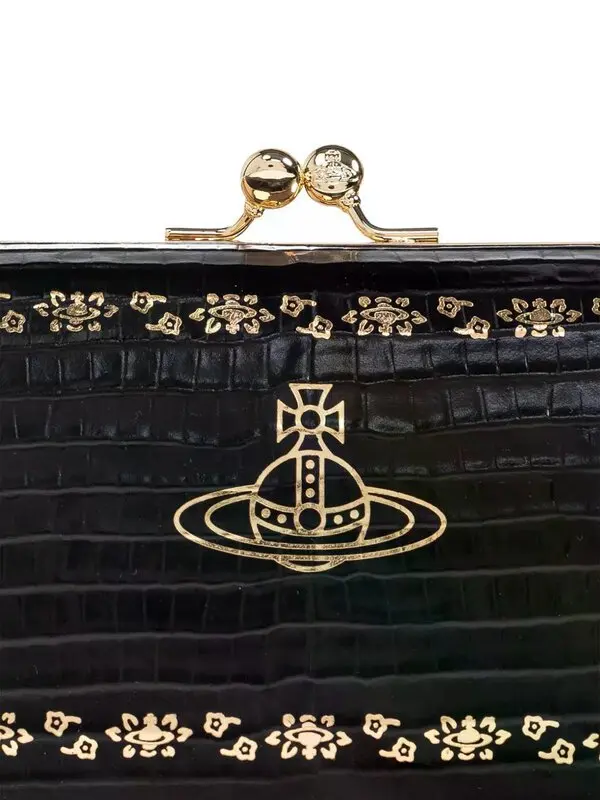 Vivienne Westwood Doll Xl Clasp-Frame Bag In Black - 10% Off