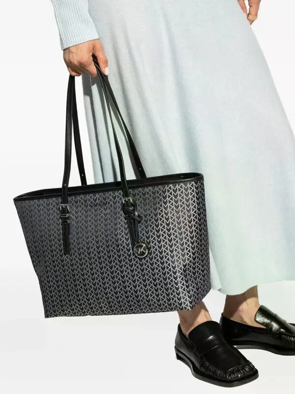 Michael Kors Geometric-patterned Tote Bag - Black