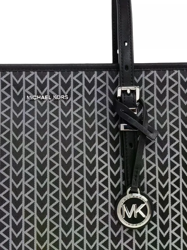 Michael Kors Geometric-patterned Tote Bag - Black