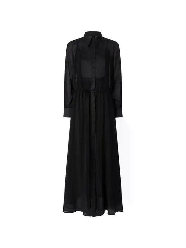Pinko Long Sleeve Maxi Dress
