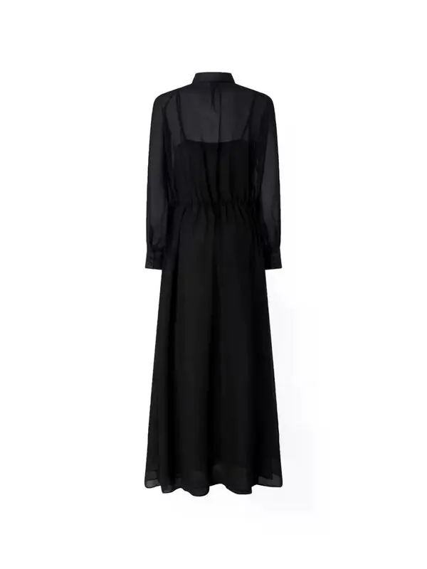 Pinko Long Sleeve Maxi Dress