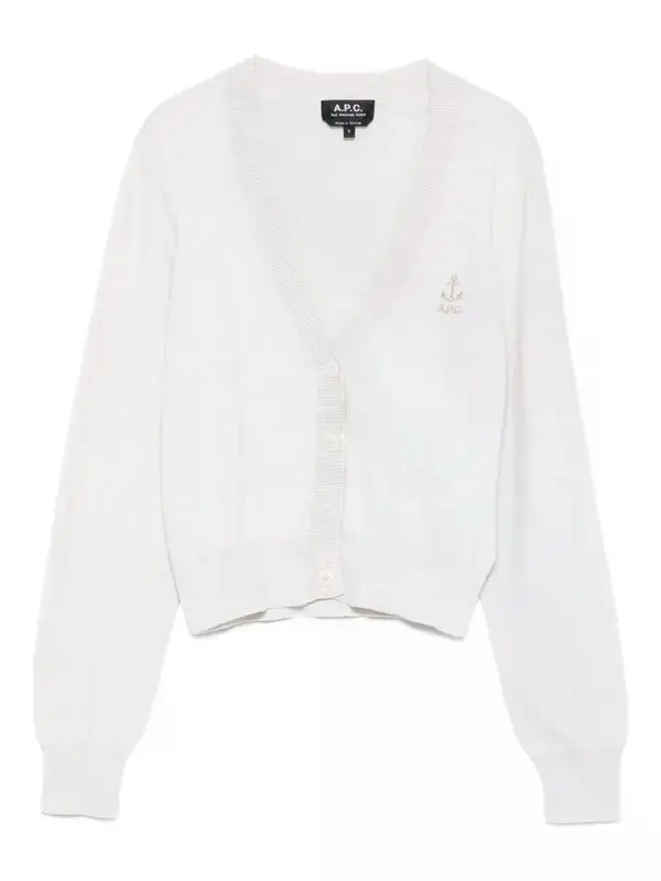 A.p.c. Anchor-embellished Cardigan