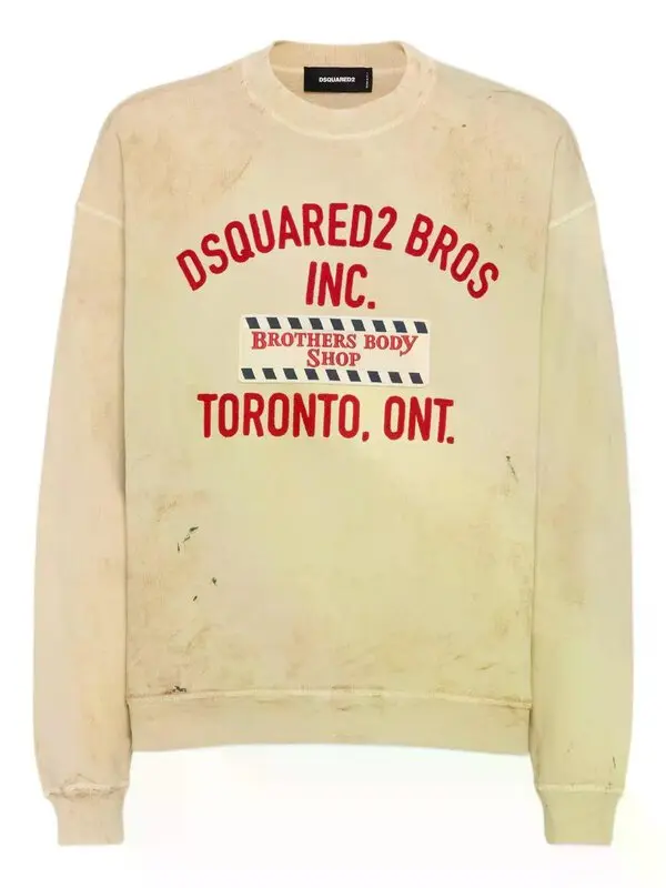 Dsquared2 Slogan-embroidered Sweatshirt
