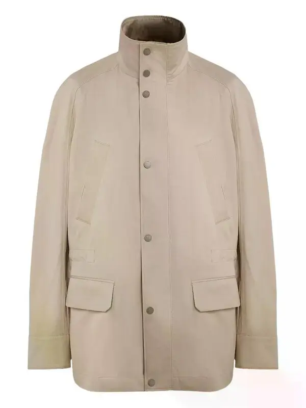 DOMAINE DES ARTISTES High-neck Jacket With Drawstring - Neutrals