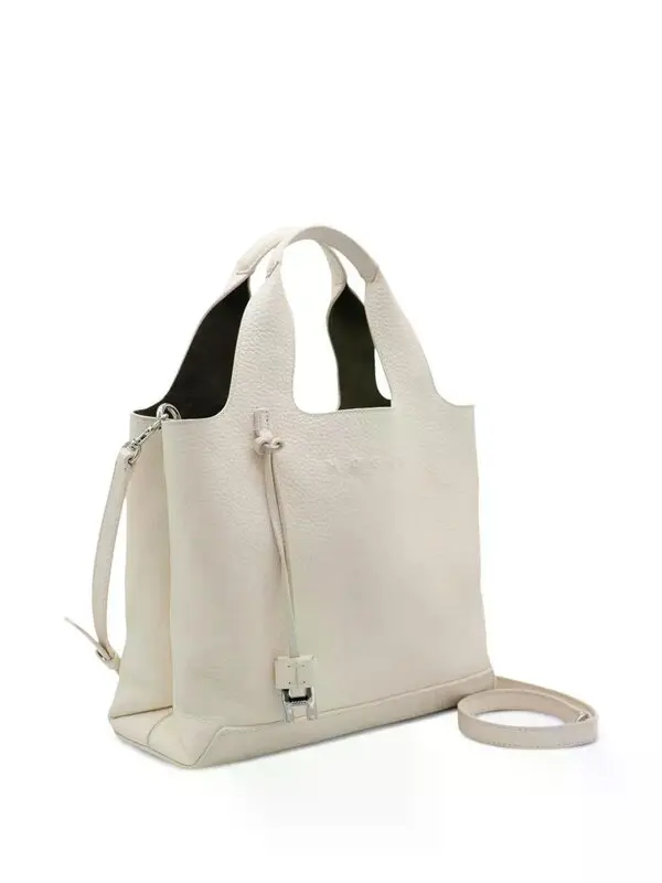 Hogan Leather Tote Bag With Top Handles