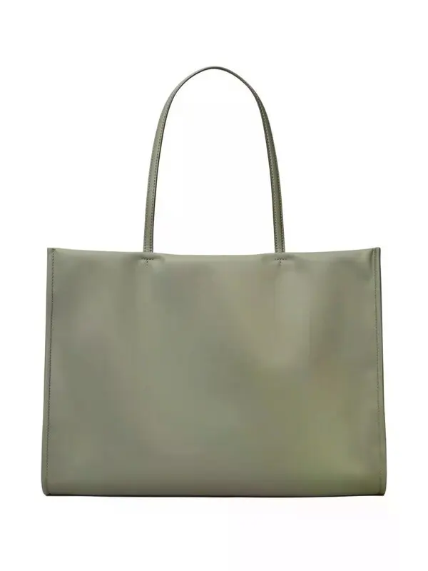 Tory Burch Ella Logo-patch Tote - Green