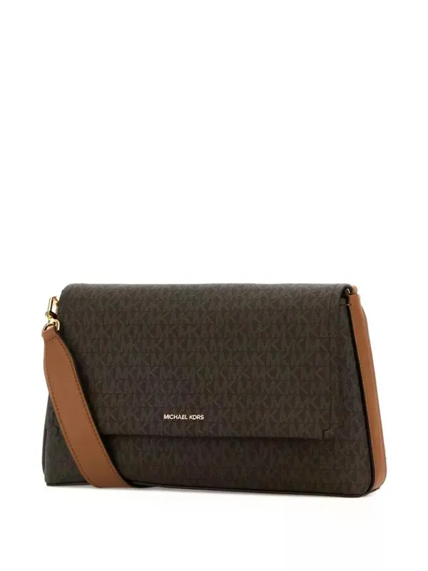 Michael Kors Monogram Flap Crossbody Bag