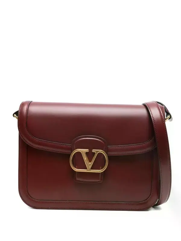 Valentino Garavani Flap Leather Shoulder Bag - Red