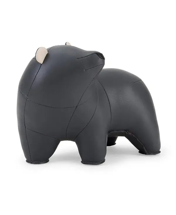 ZUNY Bear Bero Bookend - Dark Gray And Wheat