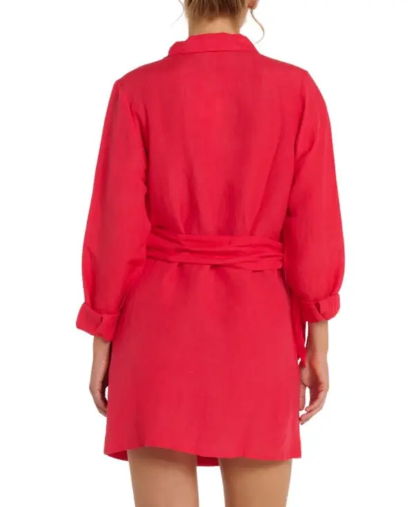 HERMOZA Isla Wrap Dress Cover Up