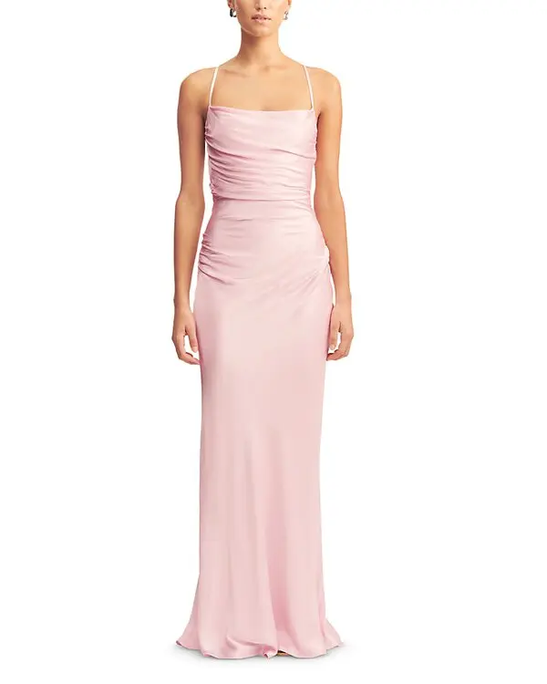 Shona Joy La Lune Lace Up Back Maxi Dress - Blossom