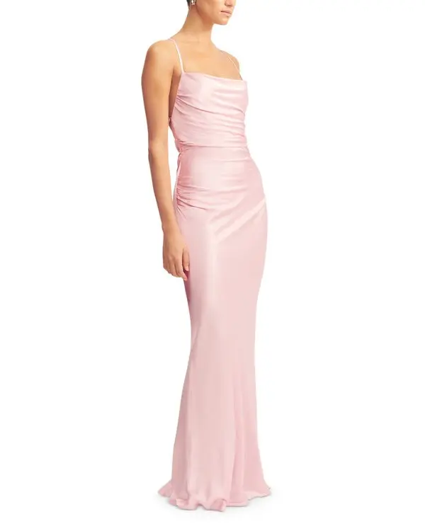 Shona Joy La Lune Lace Up Back Maxi Dress - Blossom