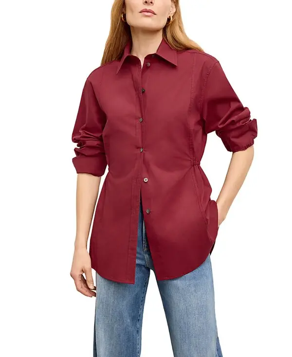 M.M.LAFLEUR Cotton Poplin Bentley Al Fresco Shirt