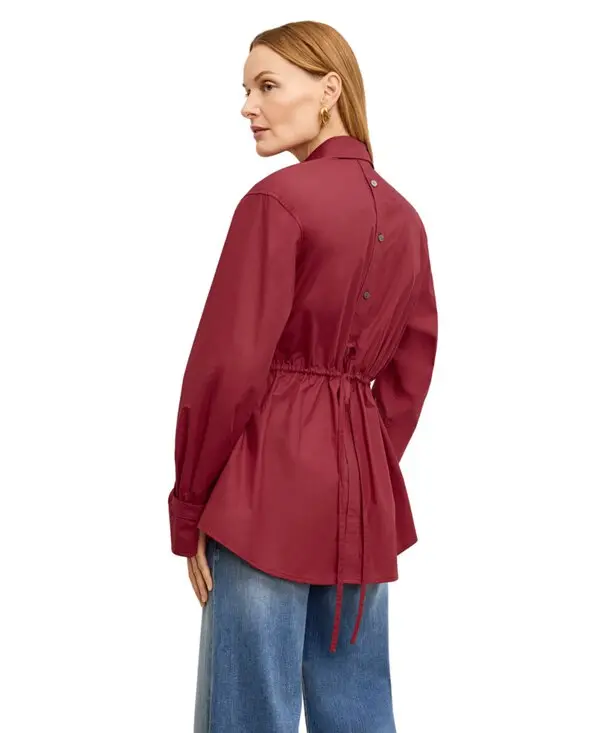 M.M.LAFLEUR Cotton Poplin Bentley Al Fresco Shirt