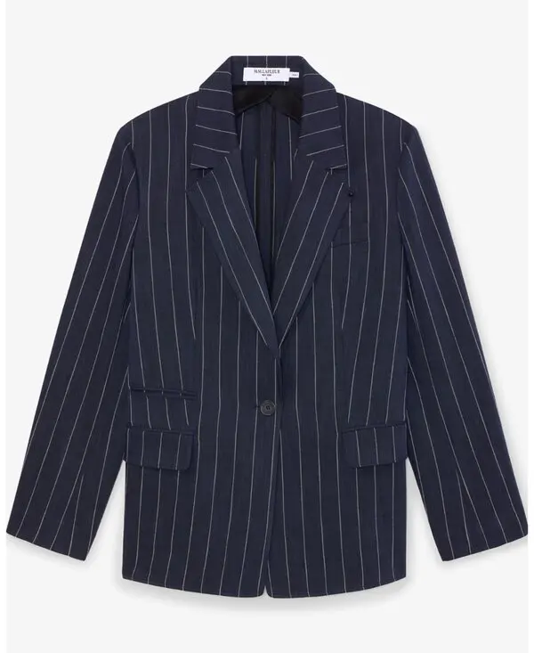 M.M.LAFLEUR Jacket - Navy/ivory