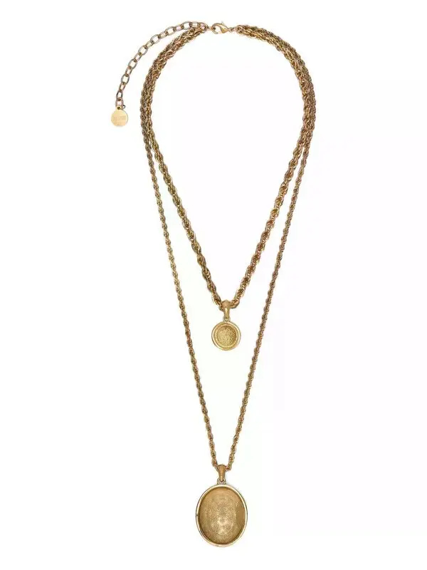 Roberto Cavalli Ray Of Sea-print Rope-chain Necklace