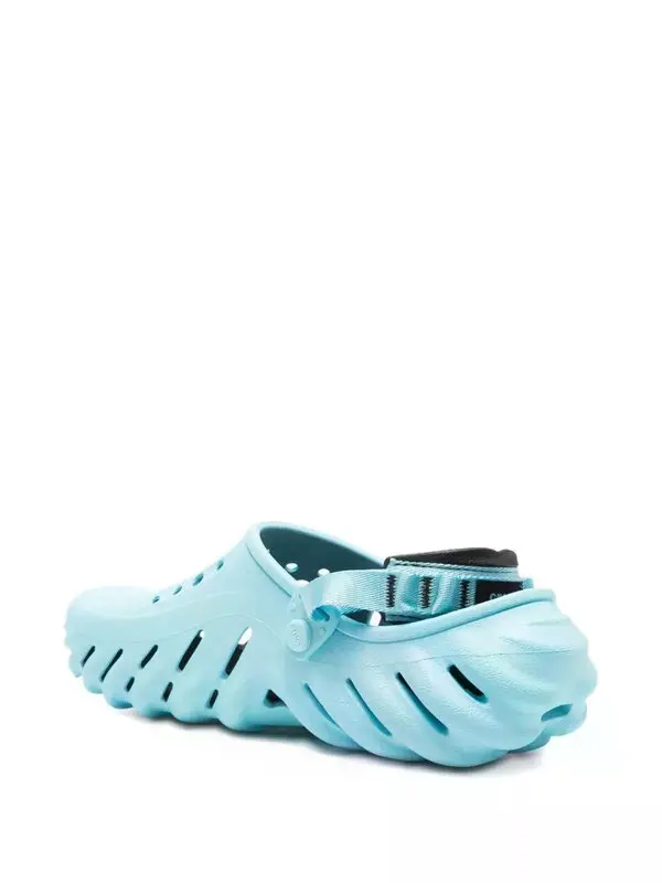 CROCS Perforated Rubber Clogs - Blue