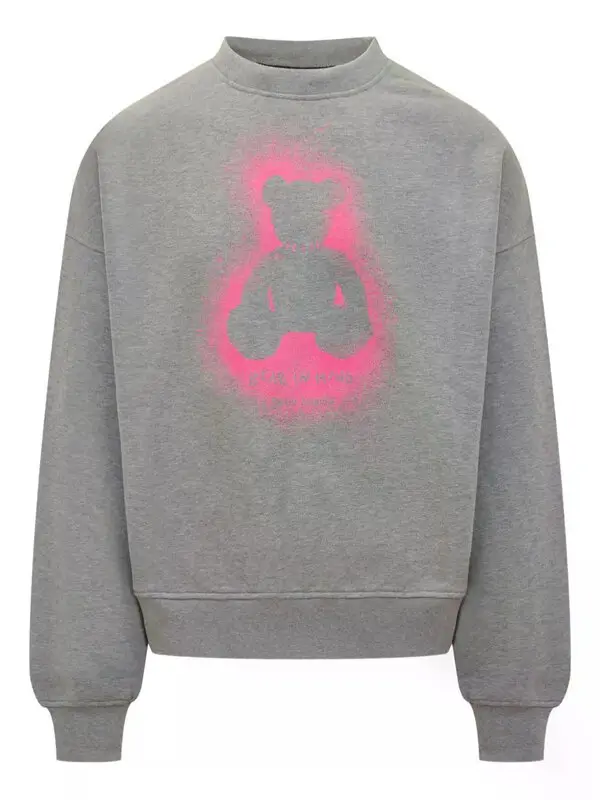 Palm Angels Spray Bear Sweatshirt