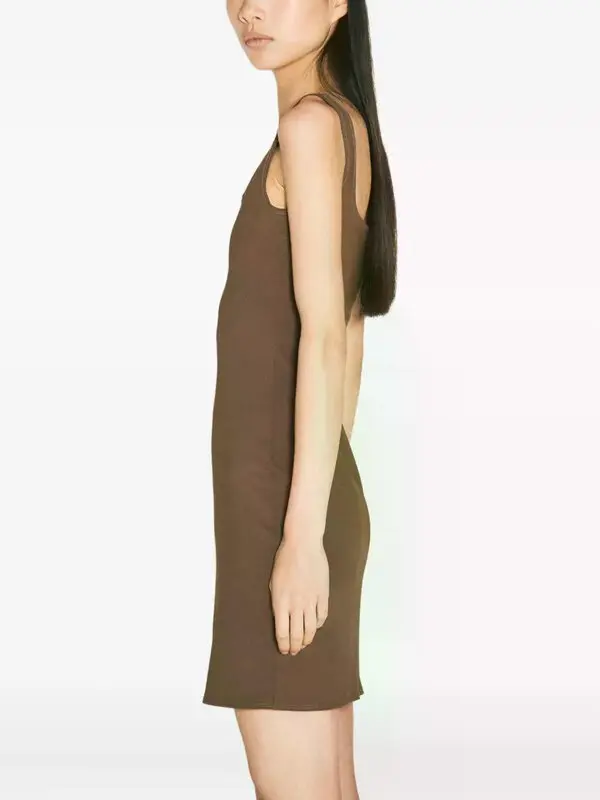 ENTIRE STUDIOS Fitted Mini Dress - Brown