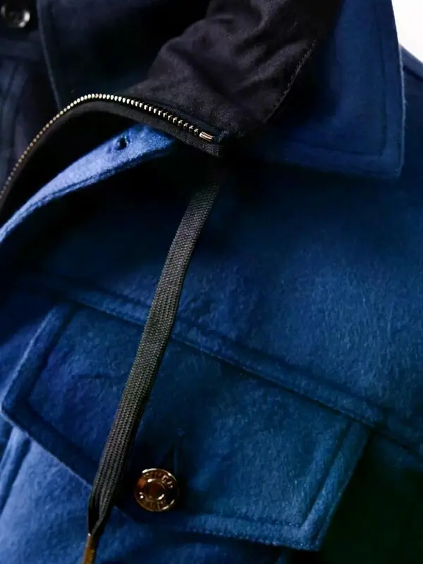 KIRED Quilted Detachable-hood Coat