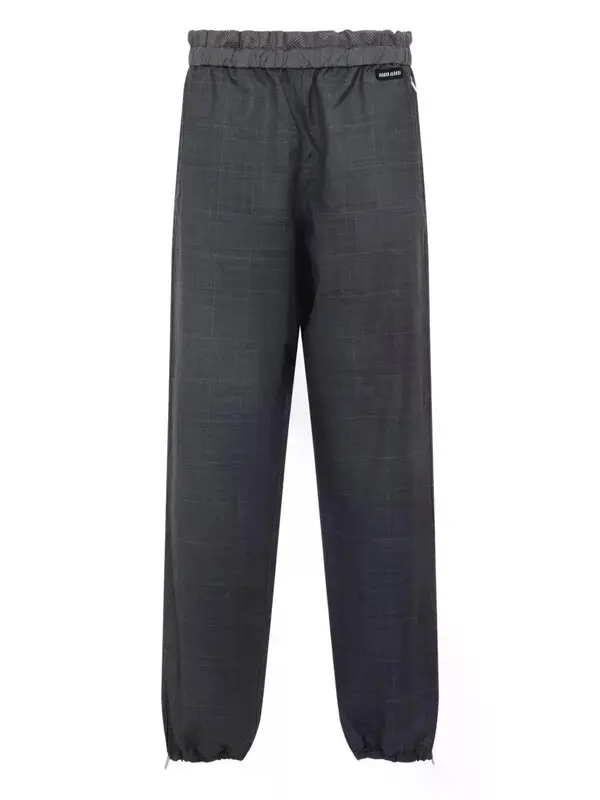 Miu Miu Checked Elasticated-waist Track Pants