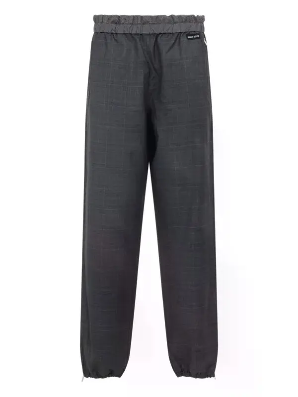 Miu Miu Checked Elasticated-waist Track Pants