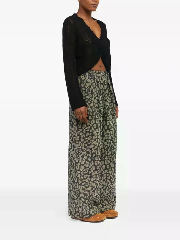 Alanui Frayed-edge V-neck Sweater