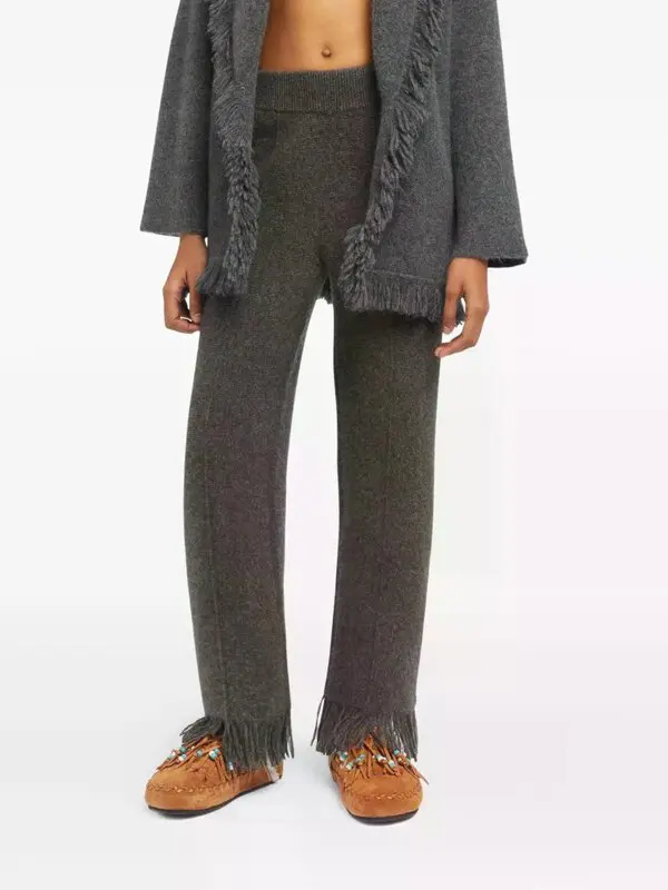 Alanui Fringed Knitted Trousers