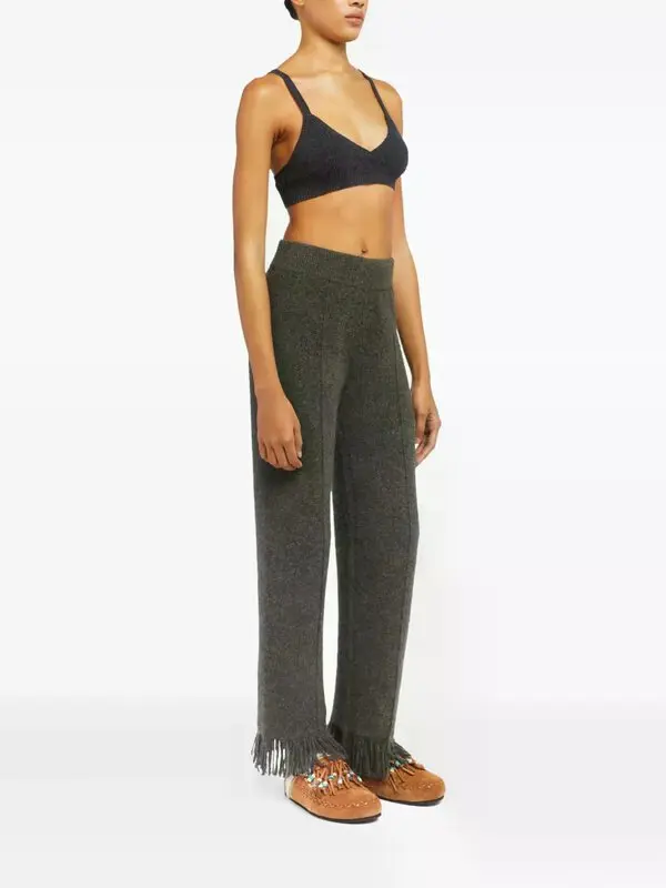 Alanui Fringed Knitted Trousers