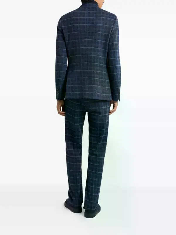 Etro Check-motif Quilted Jacket