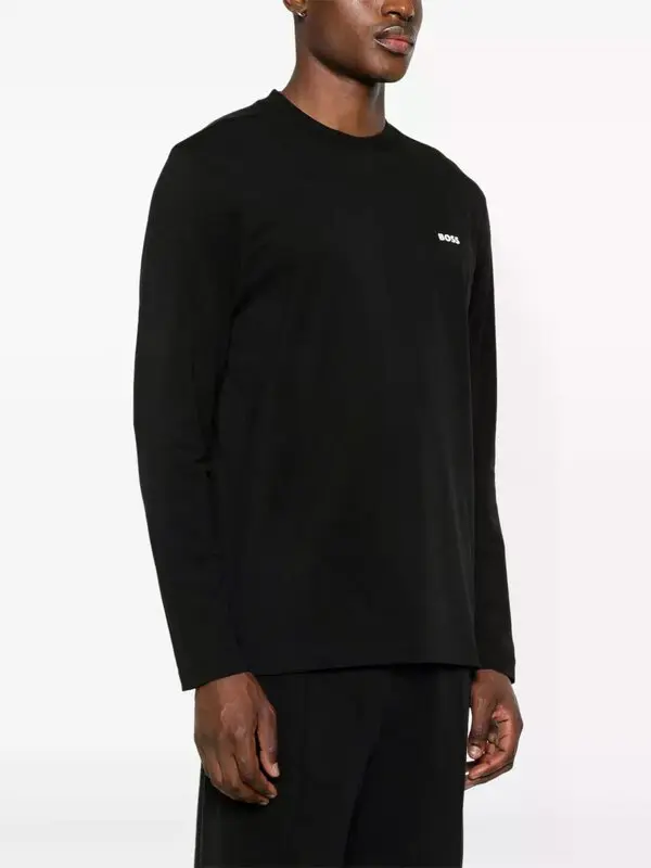 Hugo Boss Rubberised-logo Long-sleeve T-shirt