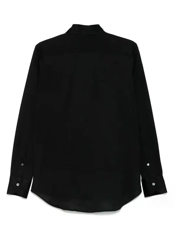 Canali Cotton Shirt - Black