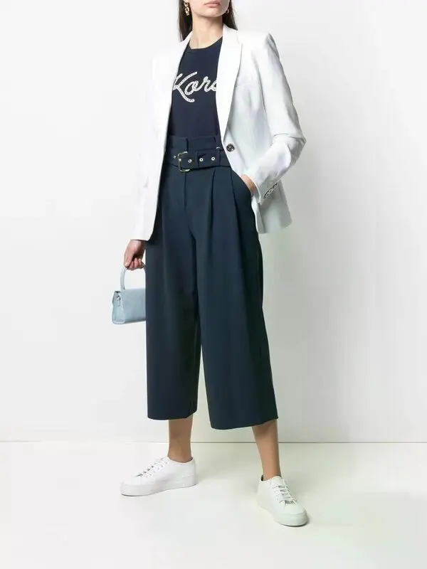 Michael Kors Belted Cropped Trousers