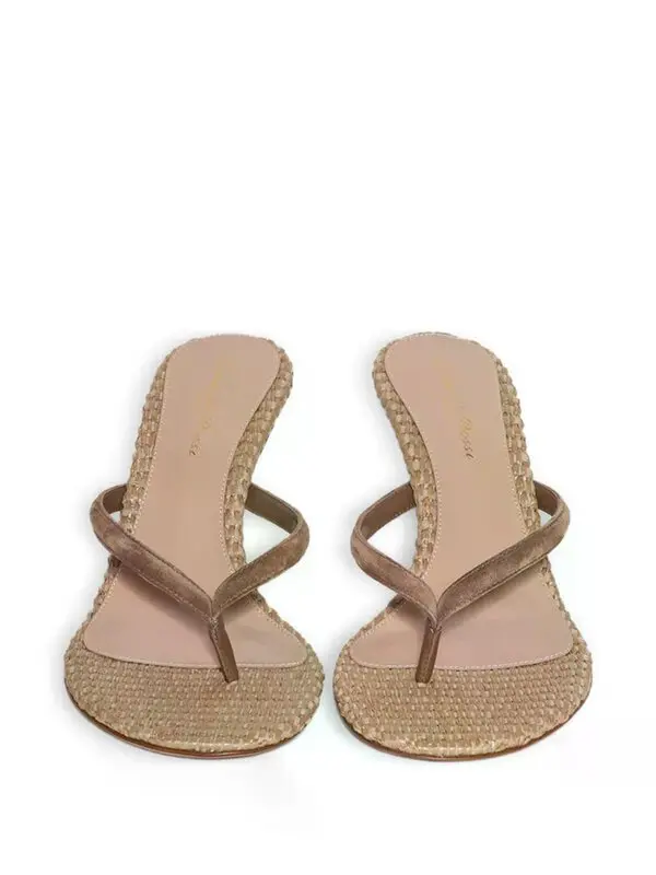 GIANVITO ROSSI 80mm Suede Heeled Sandals