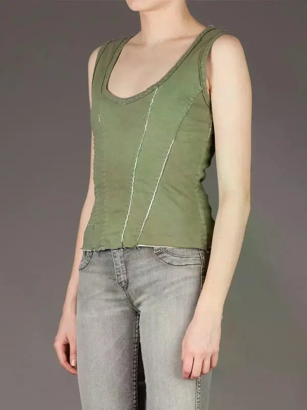 PROJET ALABAMA Project Alabama Stitch Trim Tank Top