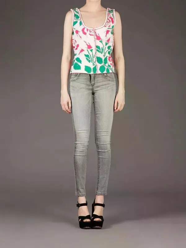 PROJET ALABAMA Patterned Tank Top