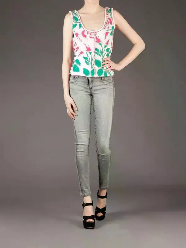 PROJET ALABAMA Patterned Tank Top